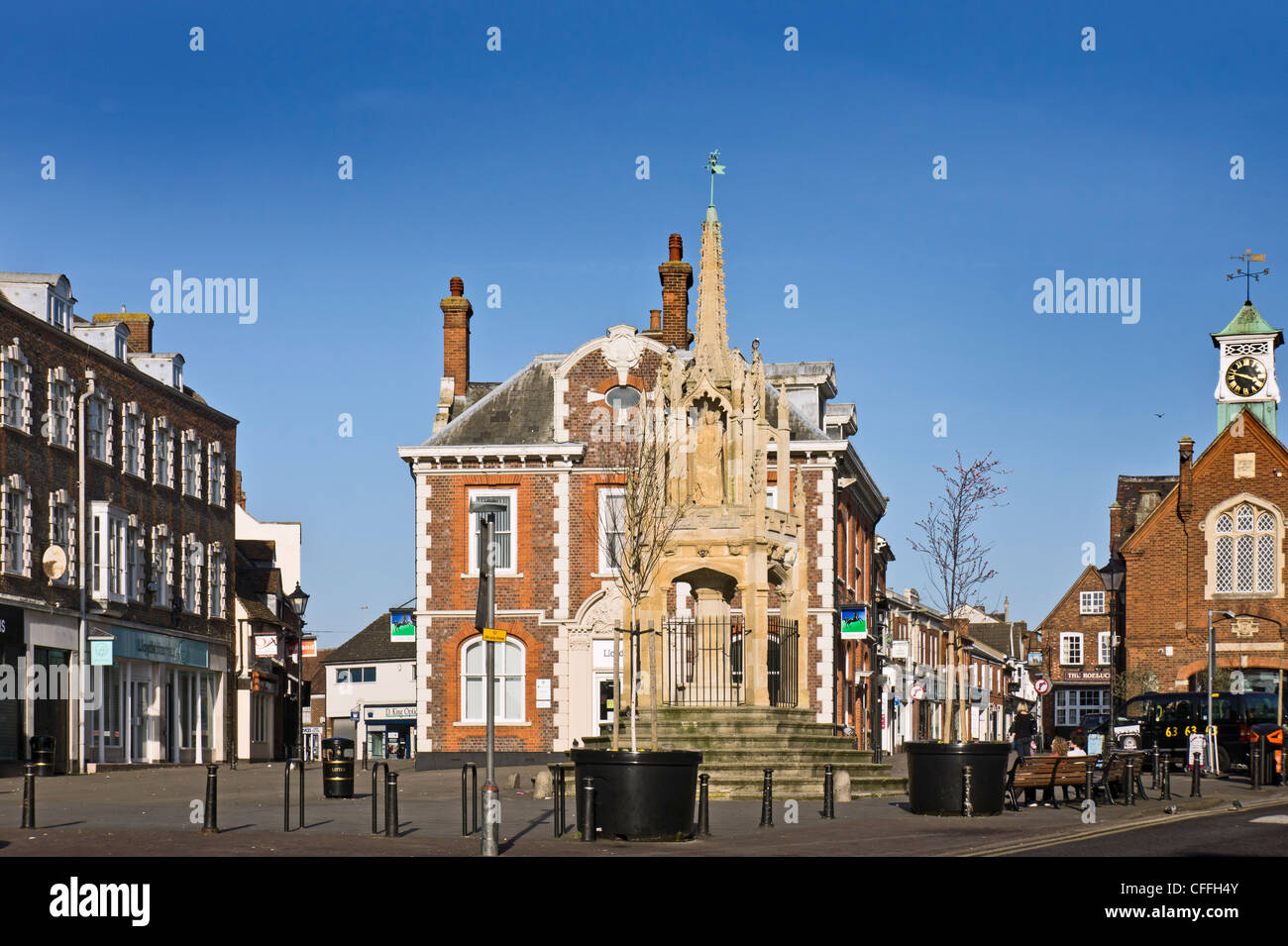 Leighton Buzzard town center Stock Photo - Alamy
