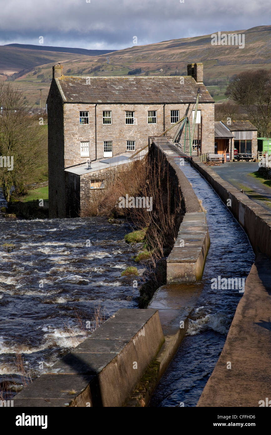 The Restored Gayle old structurally unaltered cotton Mill stream, near ...