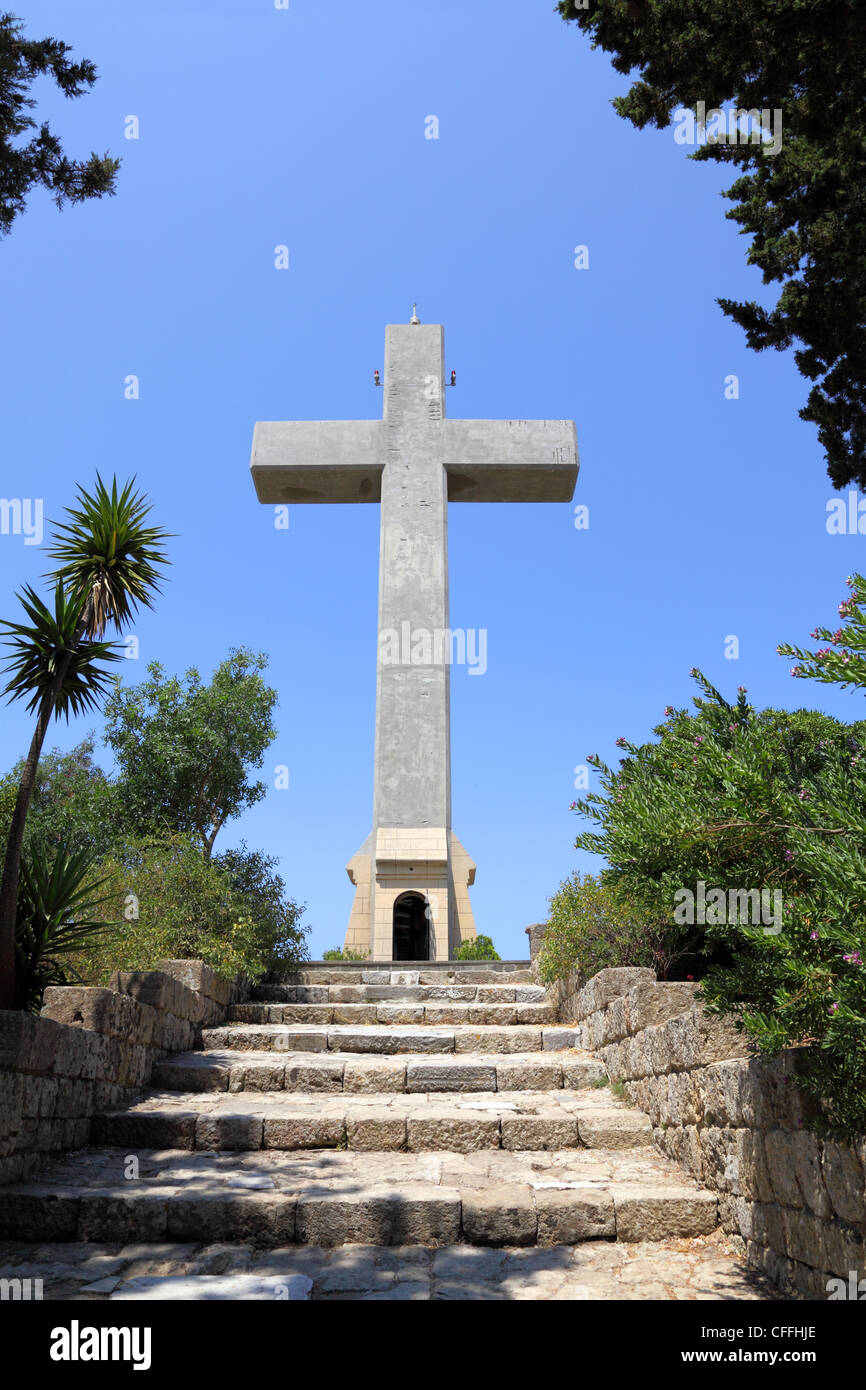 mount filerimos, Greece, Rhodes Stock Photo - Alamy