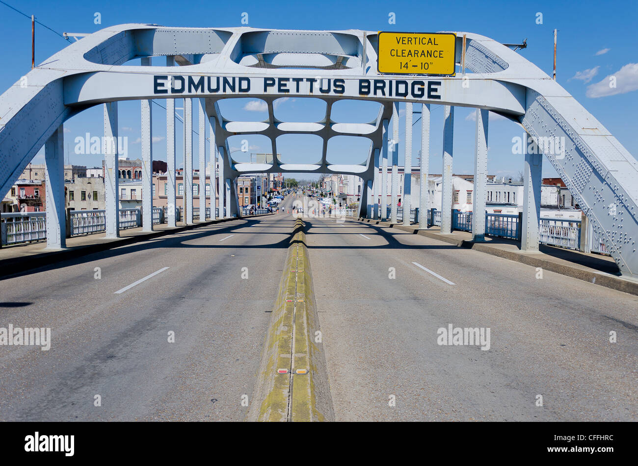 Historic Edmund Pettus Bridge in Selma, Alabama Stock Photo - Alamy