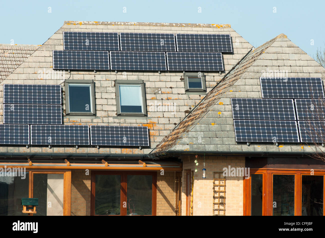 House Solar Panels Fitted Uk High Resolution Stock Photography and ...