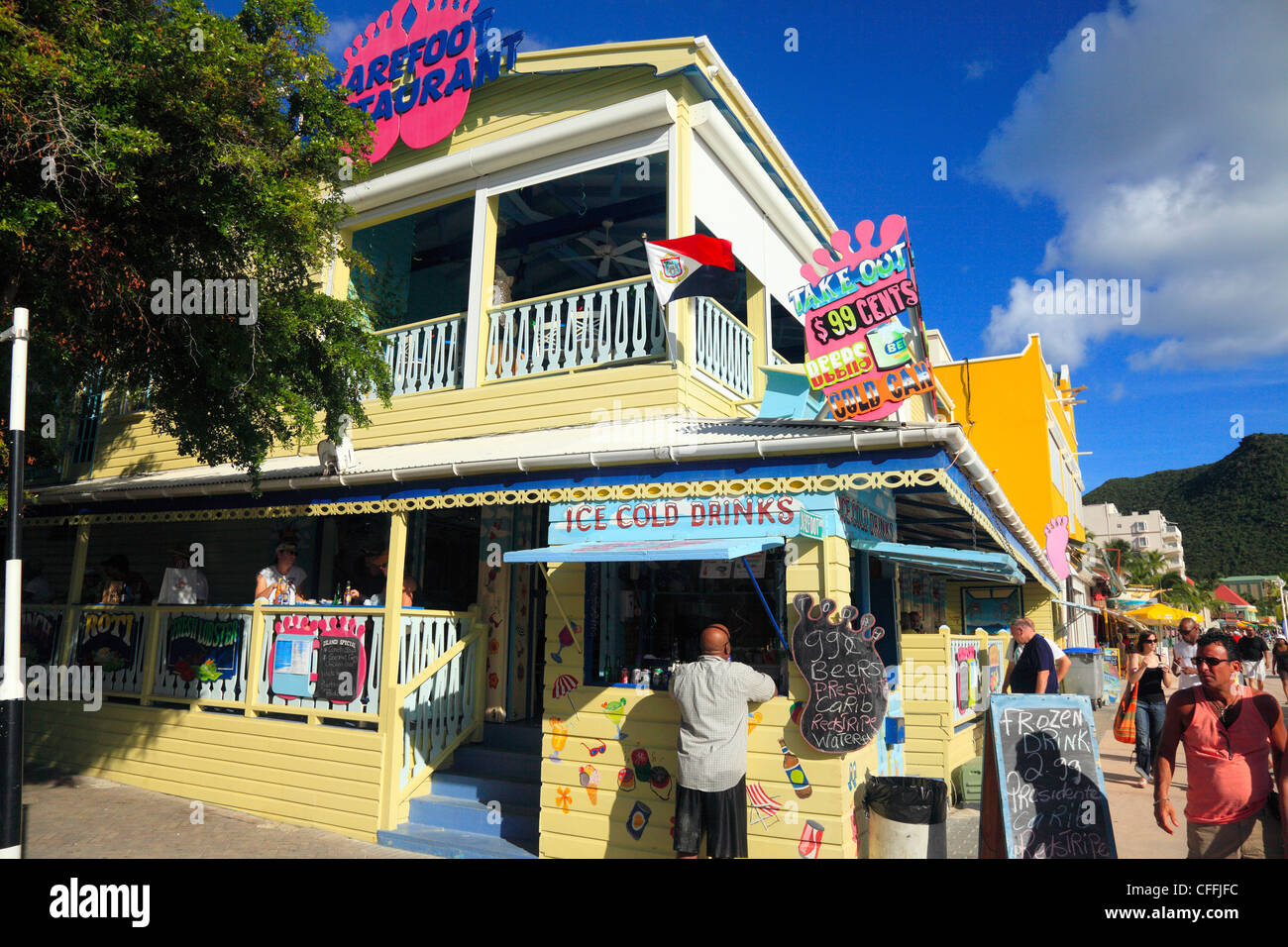 Philisburg , St.Maarten Caribbean Stock Photo - Alamy