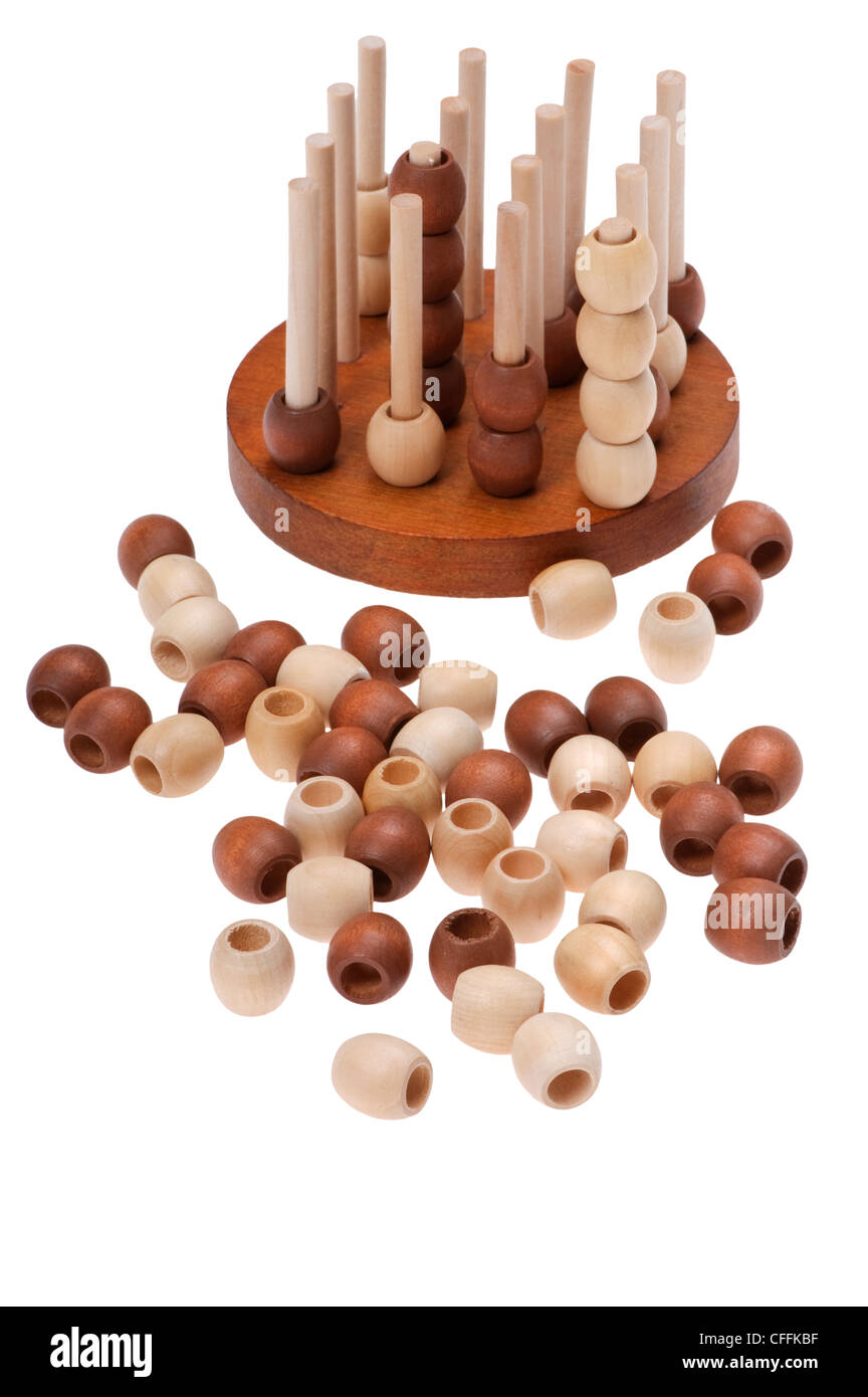 object on white - puzzle game close up Stock Photo - Alamy