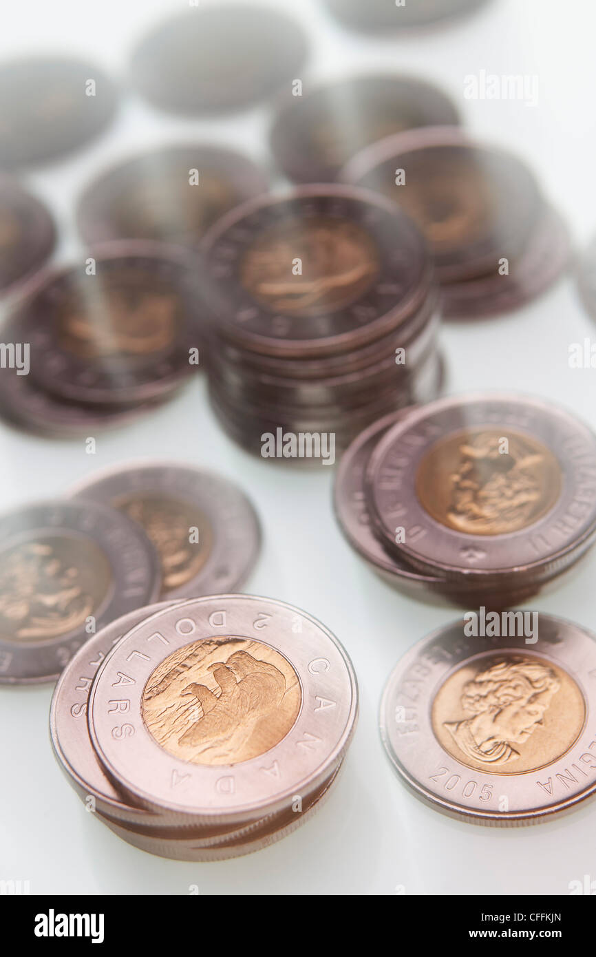 Canadian toonie hi-res stock photography and images - Alamy