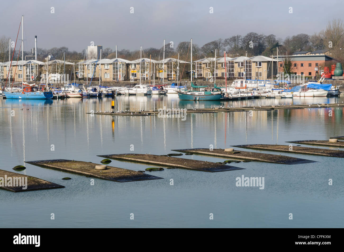 Marina dock with boats hi-res stock photography and images - Alamy