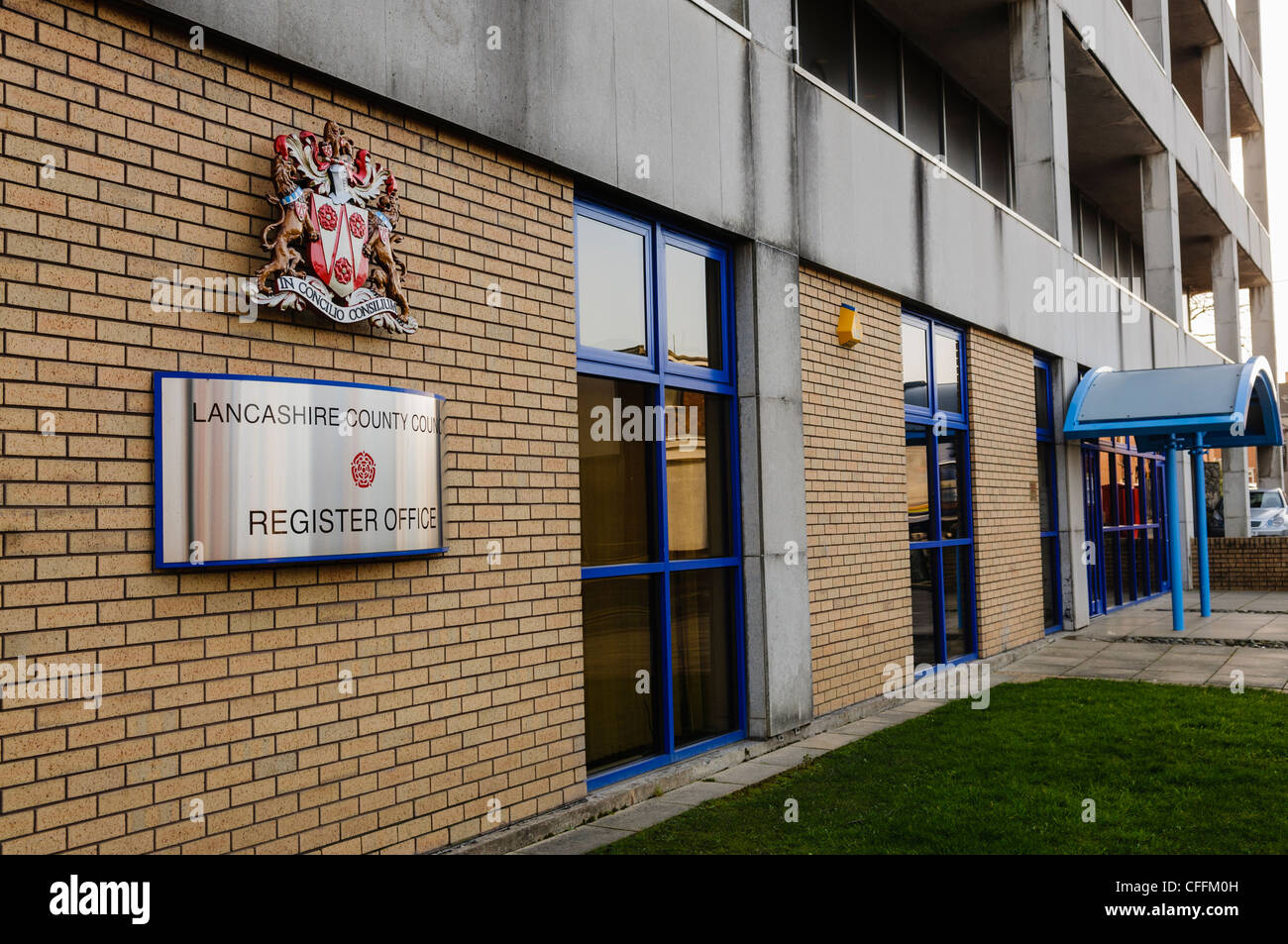Lancashire County Council Register Office, Preston Stock Photo - Alamy