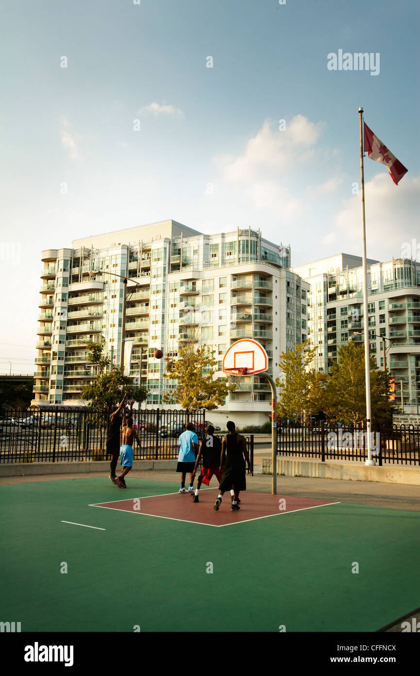 Canadian basketball court hi-res stock photography and images - Alamy