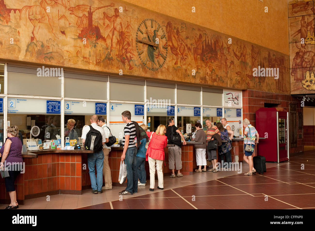 Train ticket booth hi-res stock photography and images - Alamy