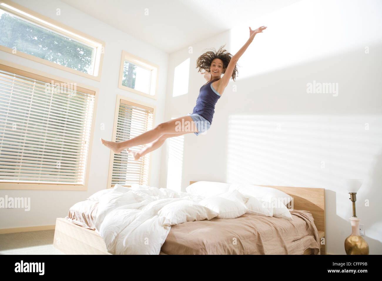 Woman Falling Backwards High Resolution Stock Photography and Images ...
