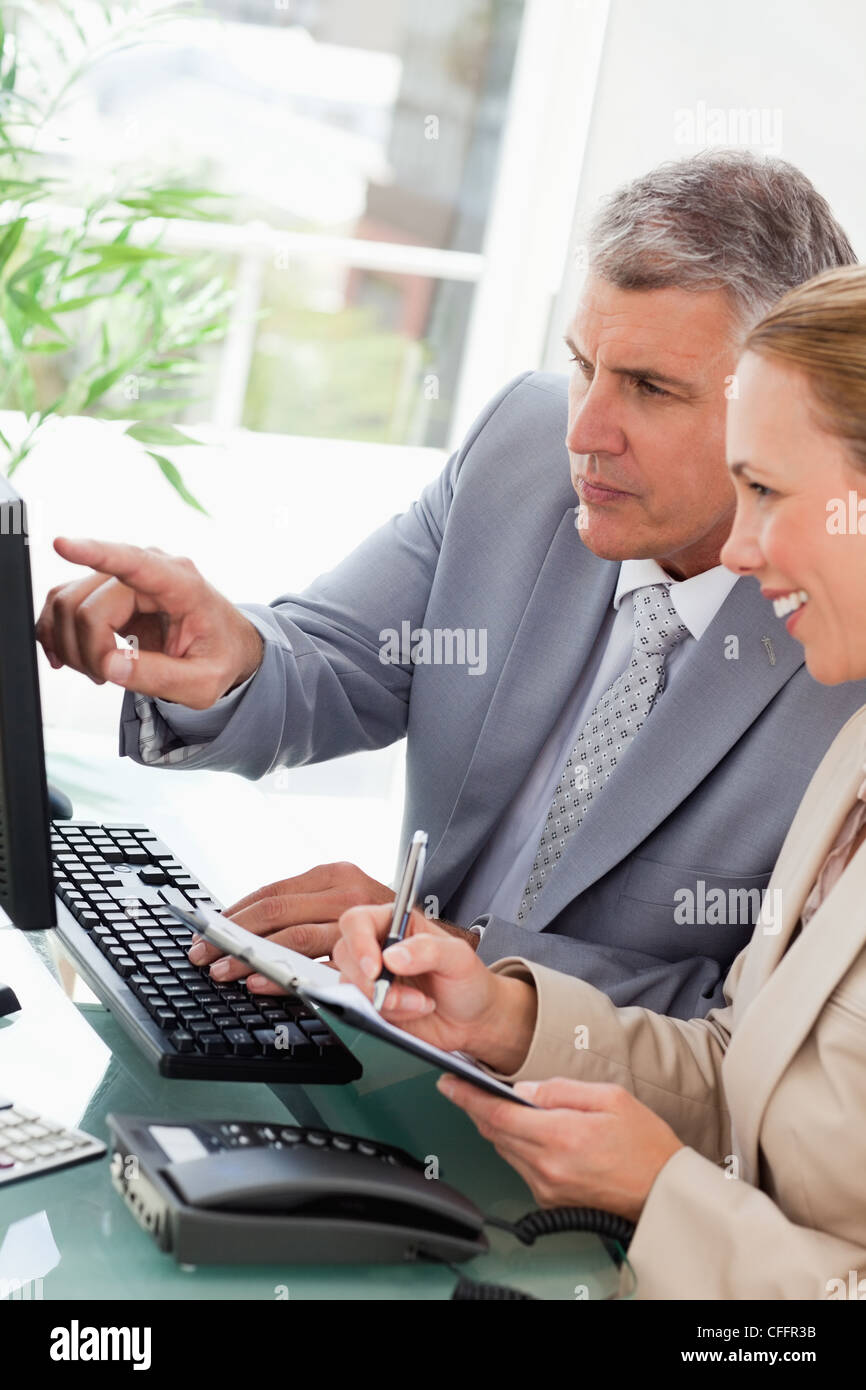 Secretary together hi-res stock photography and images - Alamy