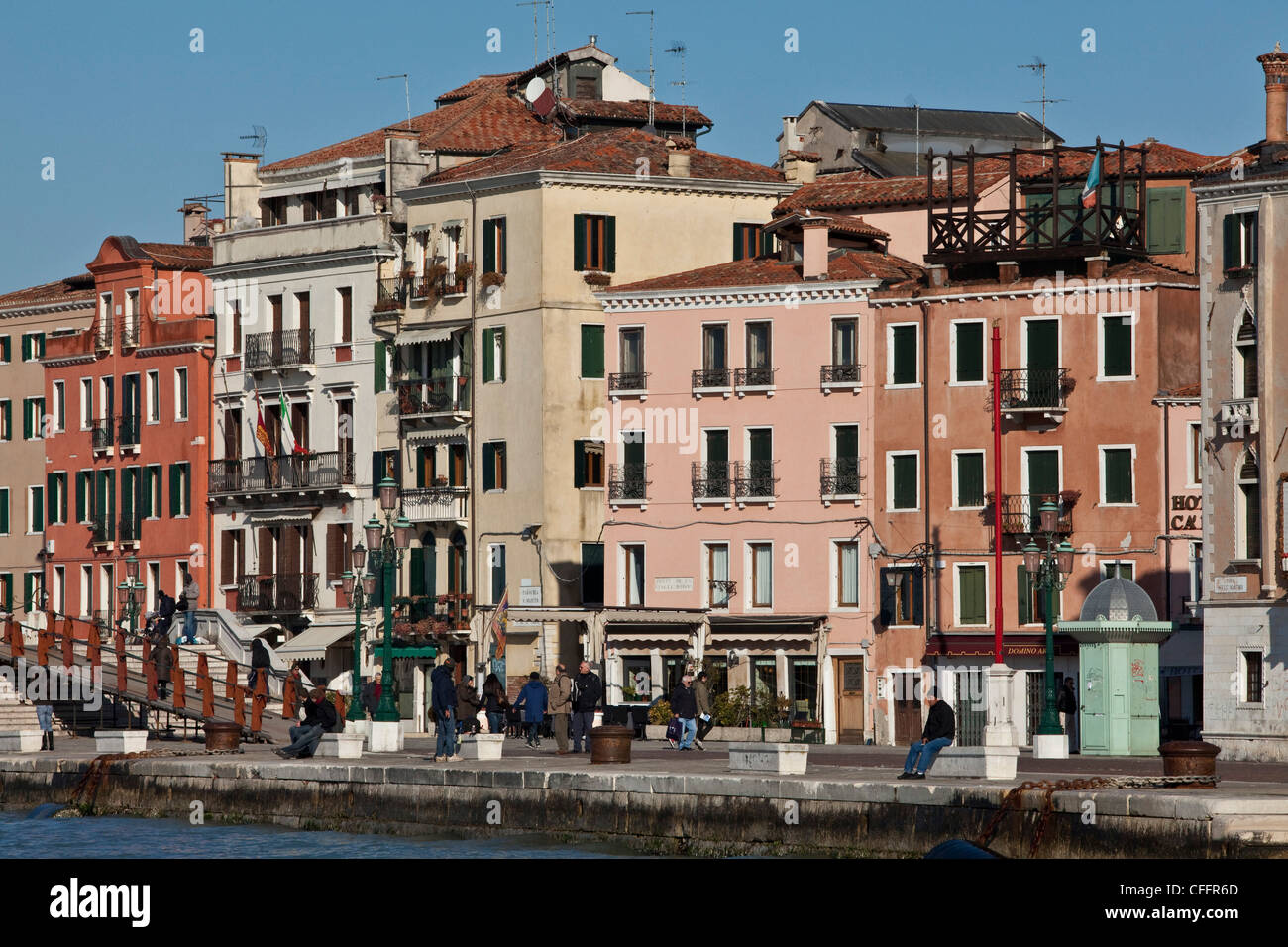 Colourful Buildings, Venice, Italy Stock Photo - Alamy