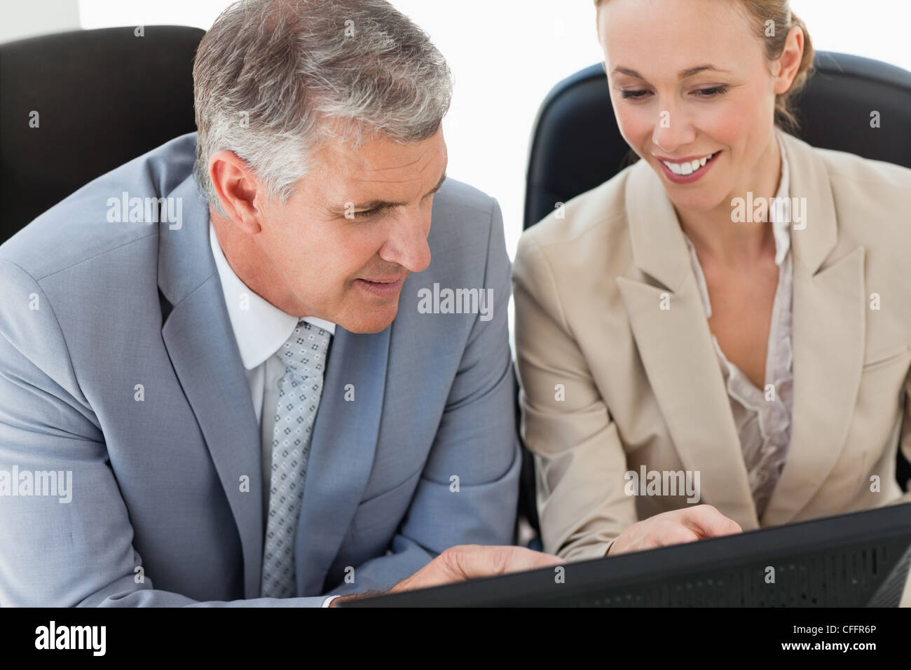 Business at computer hi-res stock photography and images - Alamy