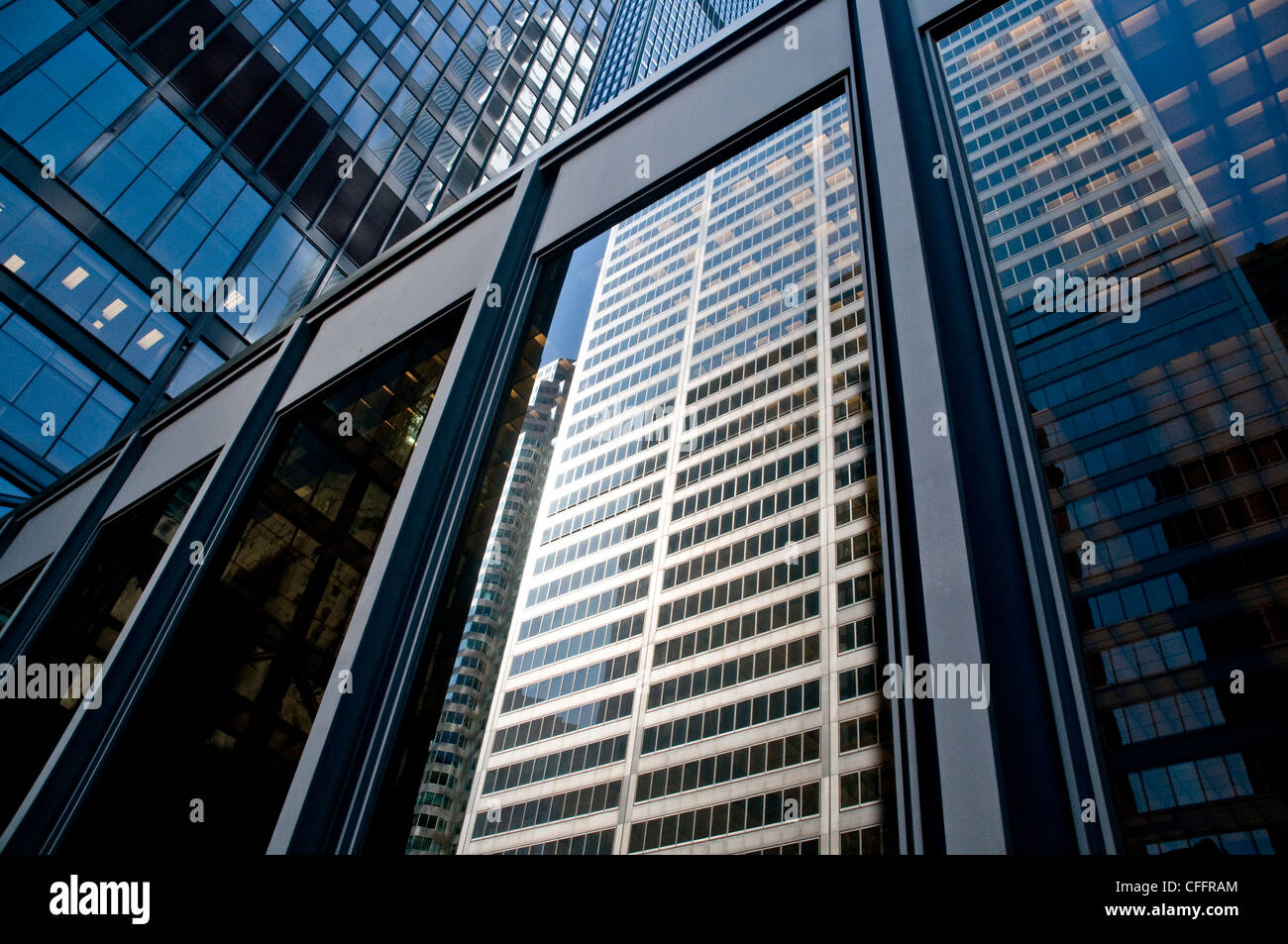 The exterior of the Toronto Dominion Centre, designed by Mies van der ...