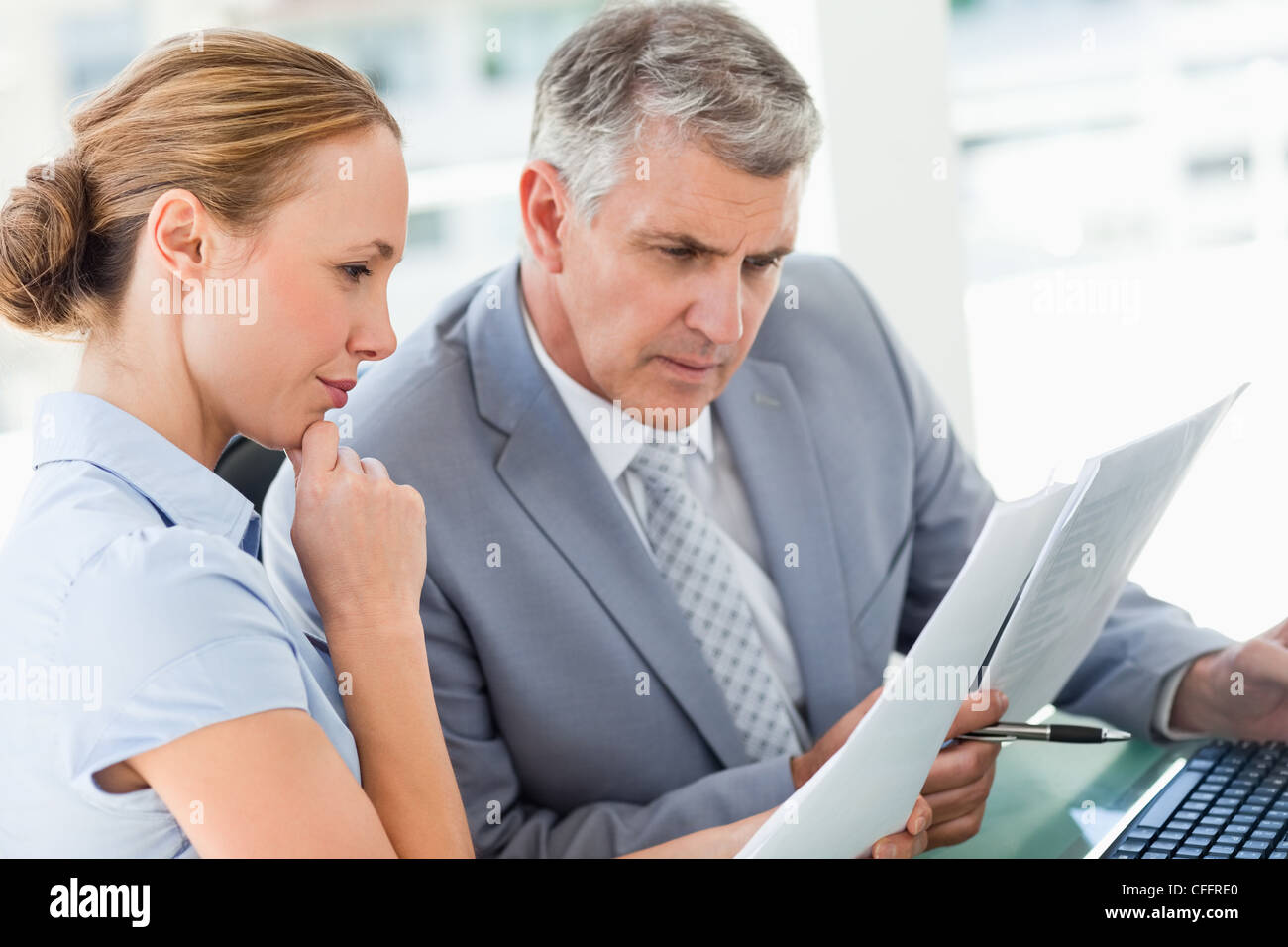 Reading intently hi-res stock photography and images - Alamy