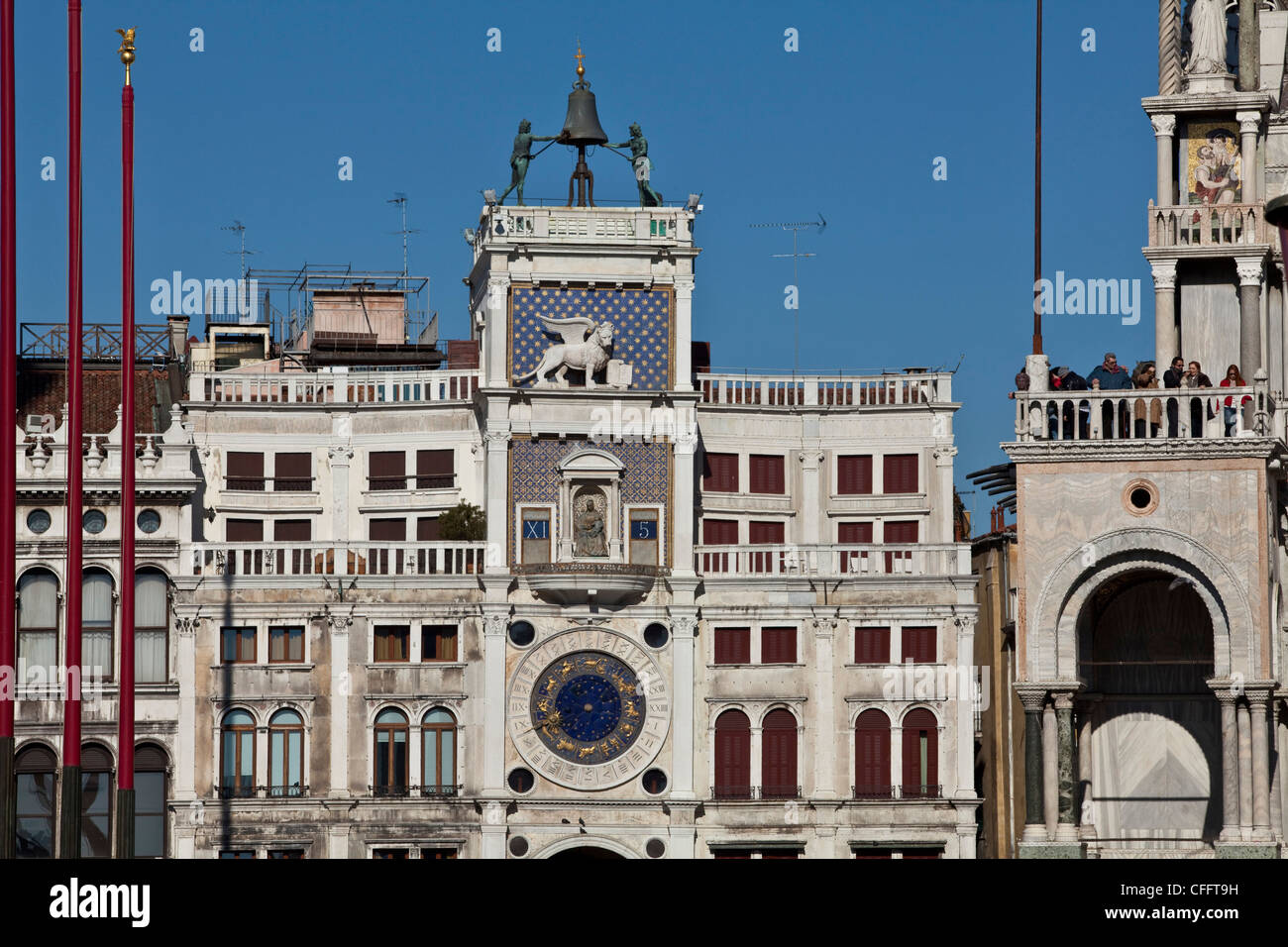 St Mark's Clock Tower (Torre dell'Orologio) , Venice, Italy Stock Photo ...