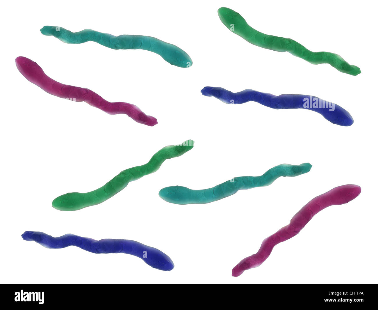 Candy snakes isolated against a white background Stock Photo - Alamy