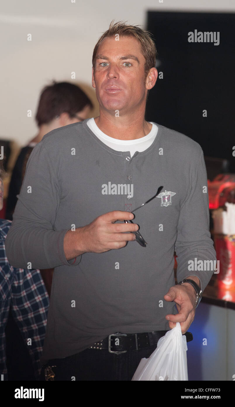 Shane Warne at the Melbourne premiere of Monte Carlo on Sunday 18 ...