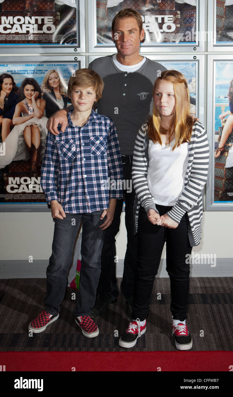 Shane warne and daughter hi-res stock photography and images - Alamy