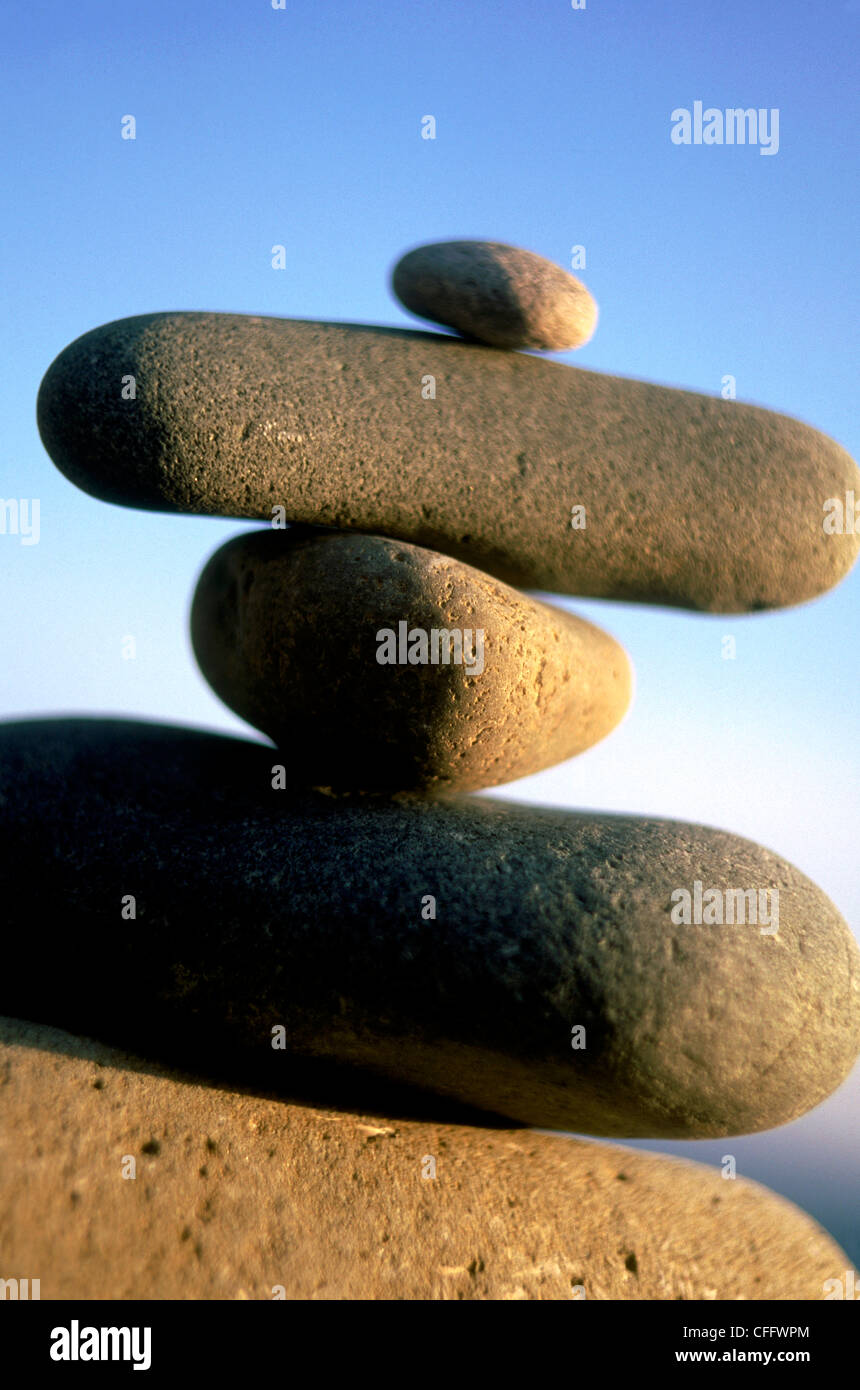 Balanced Rocks, Vancouver Island, British Columbia, Canada Stock Photo ...