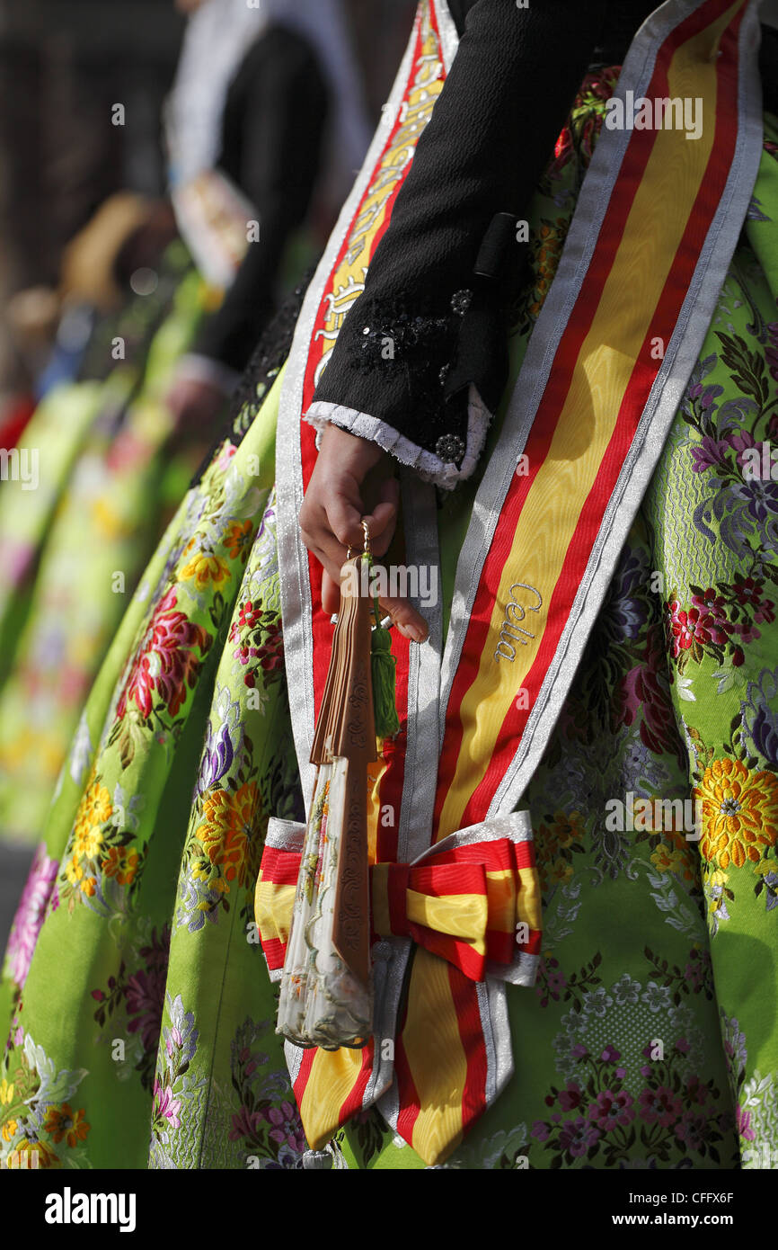 Spanish Woman Wearing Traditional Dress High Resolution Stock ...