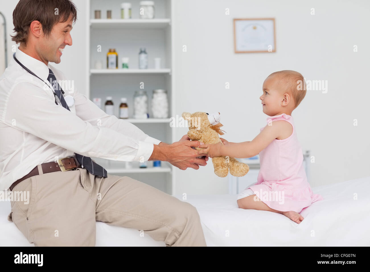Doctor Having Fun High Resolution Stock Photography and Images - Alamy