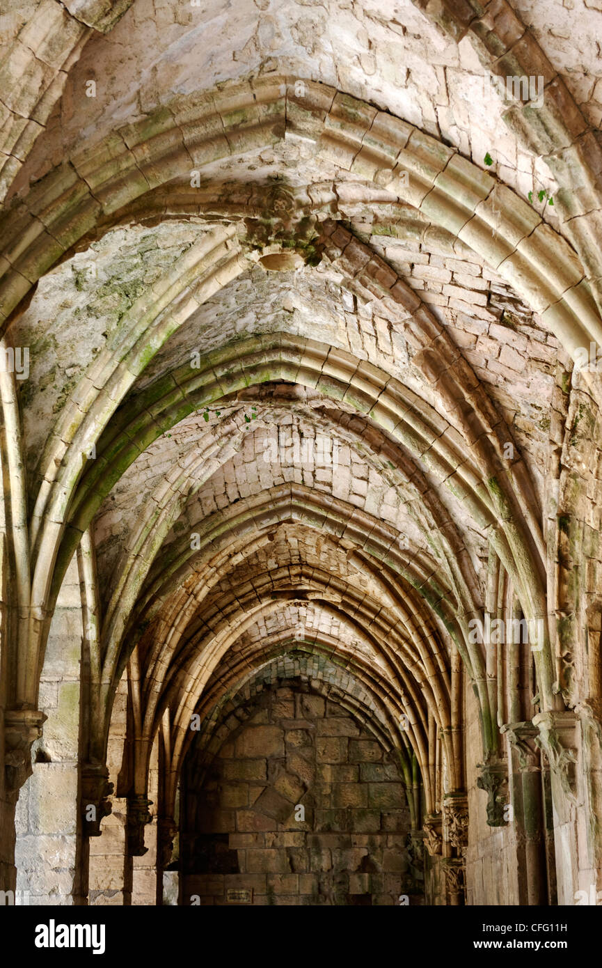 Krak des Chevaliers. Syria. View of the outstanding ogival vaulted ...