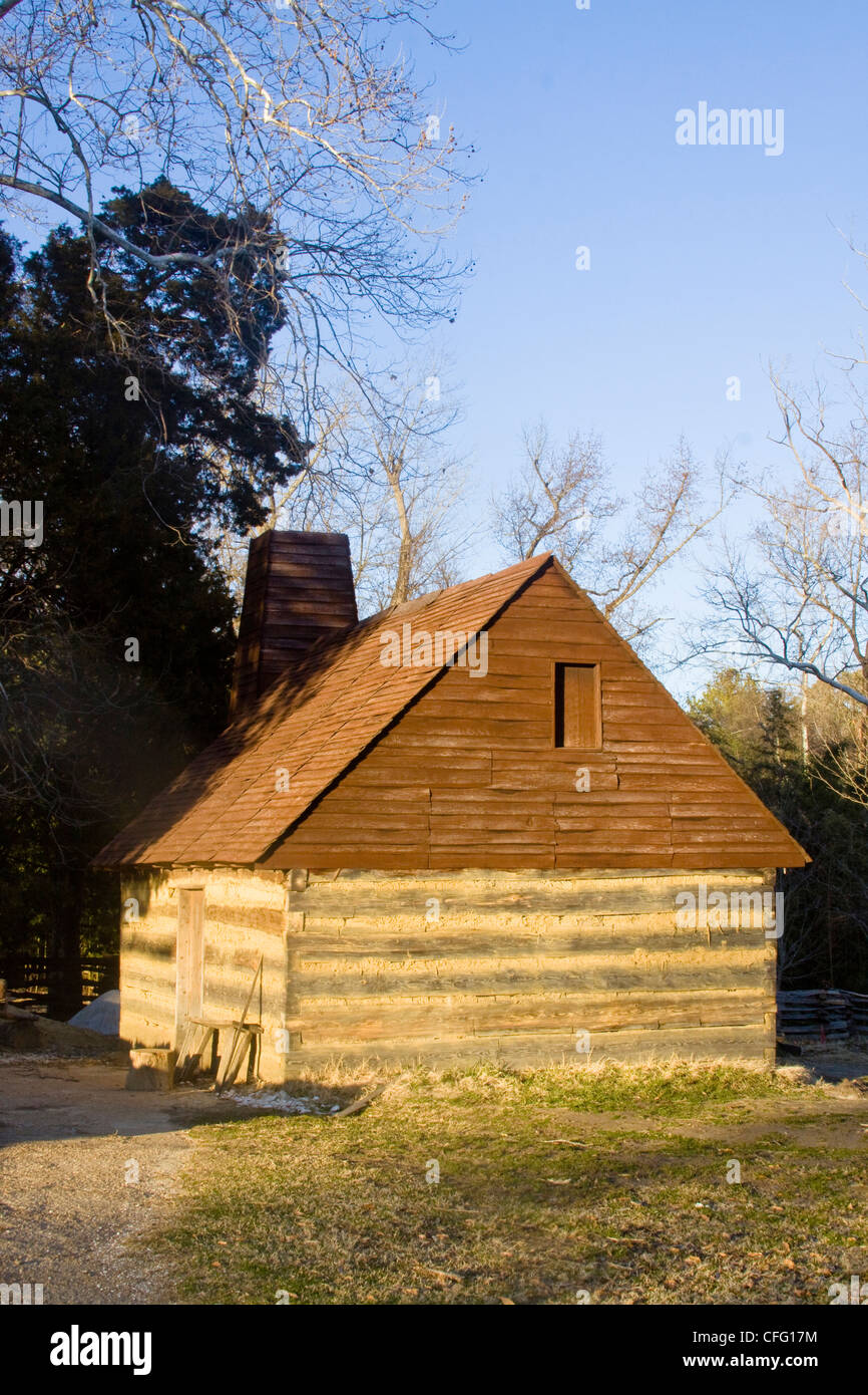 Rustic farm house exhibited at The Great Hopes Plantation - historic ...