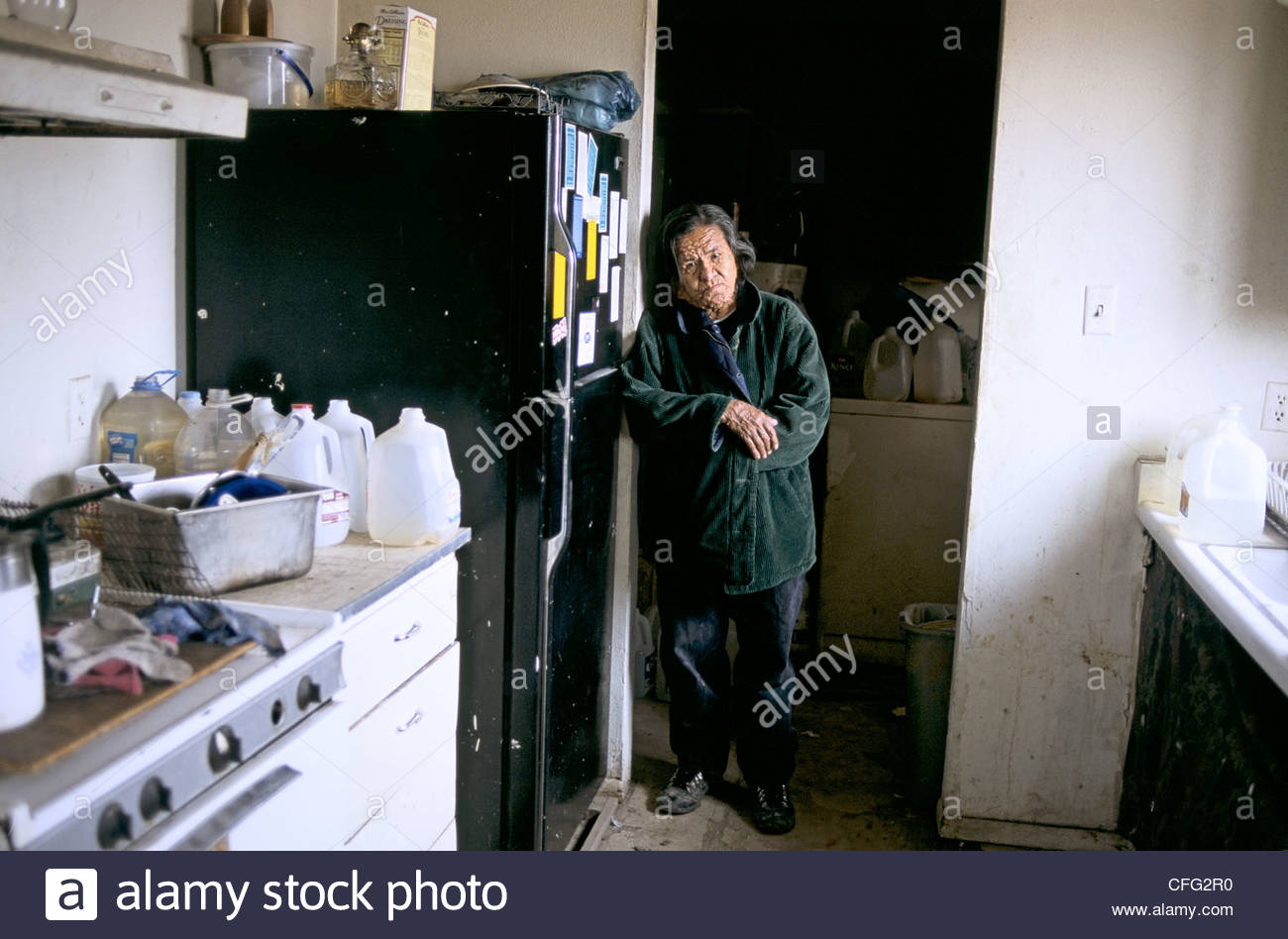 Native American Poverty House Stock Photos & Native American Poverty ...