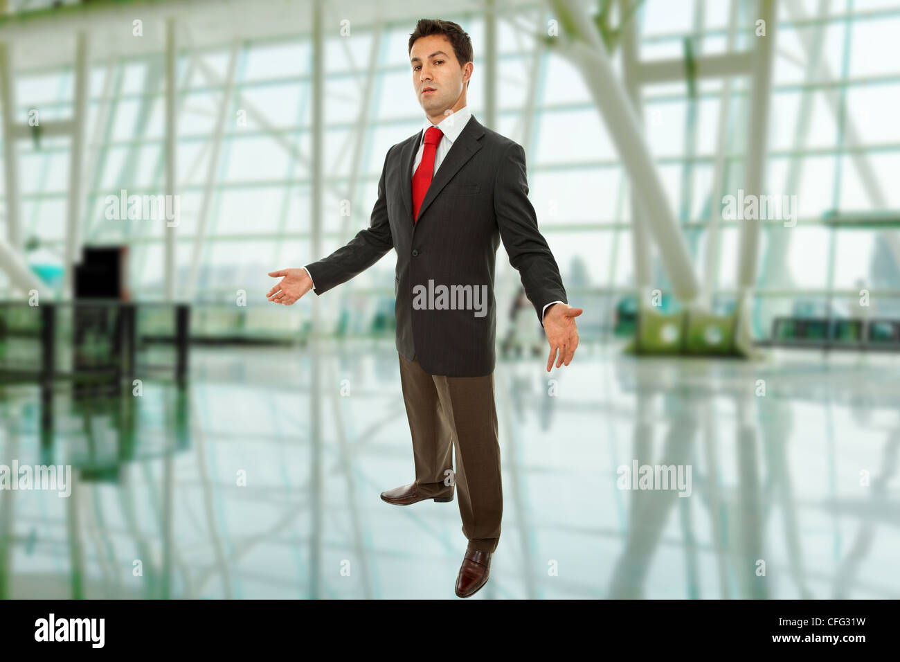 young business man full body at the office Stock Photo - Alamy