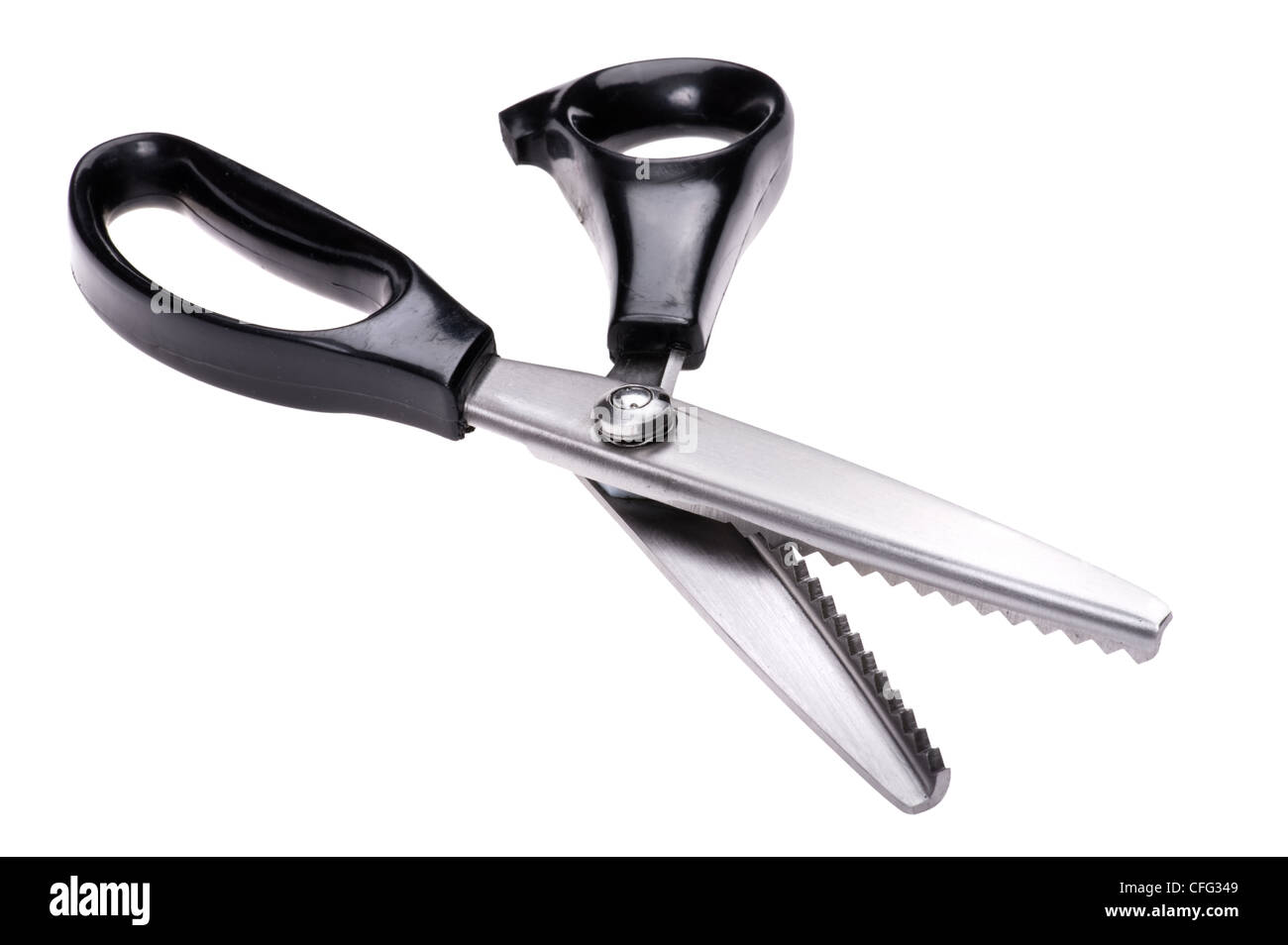 object on white - tool sewing scissors Stock Photo - Alamy