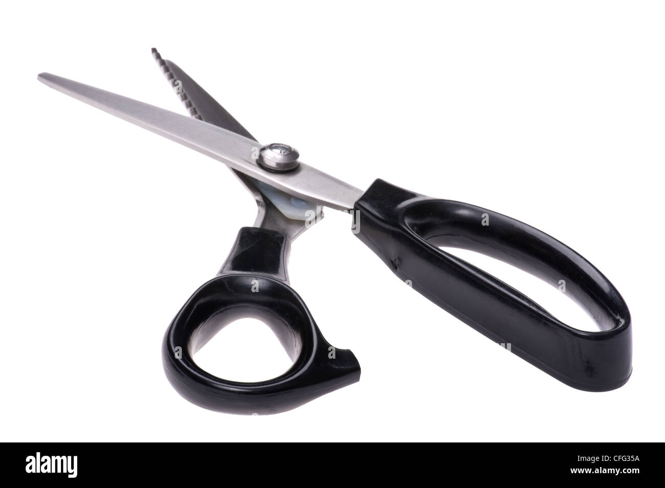 object on white - tool sewing scissors Stock Photo - Alamy