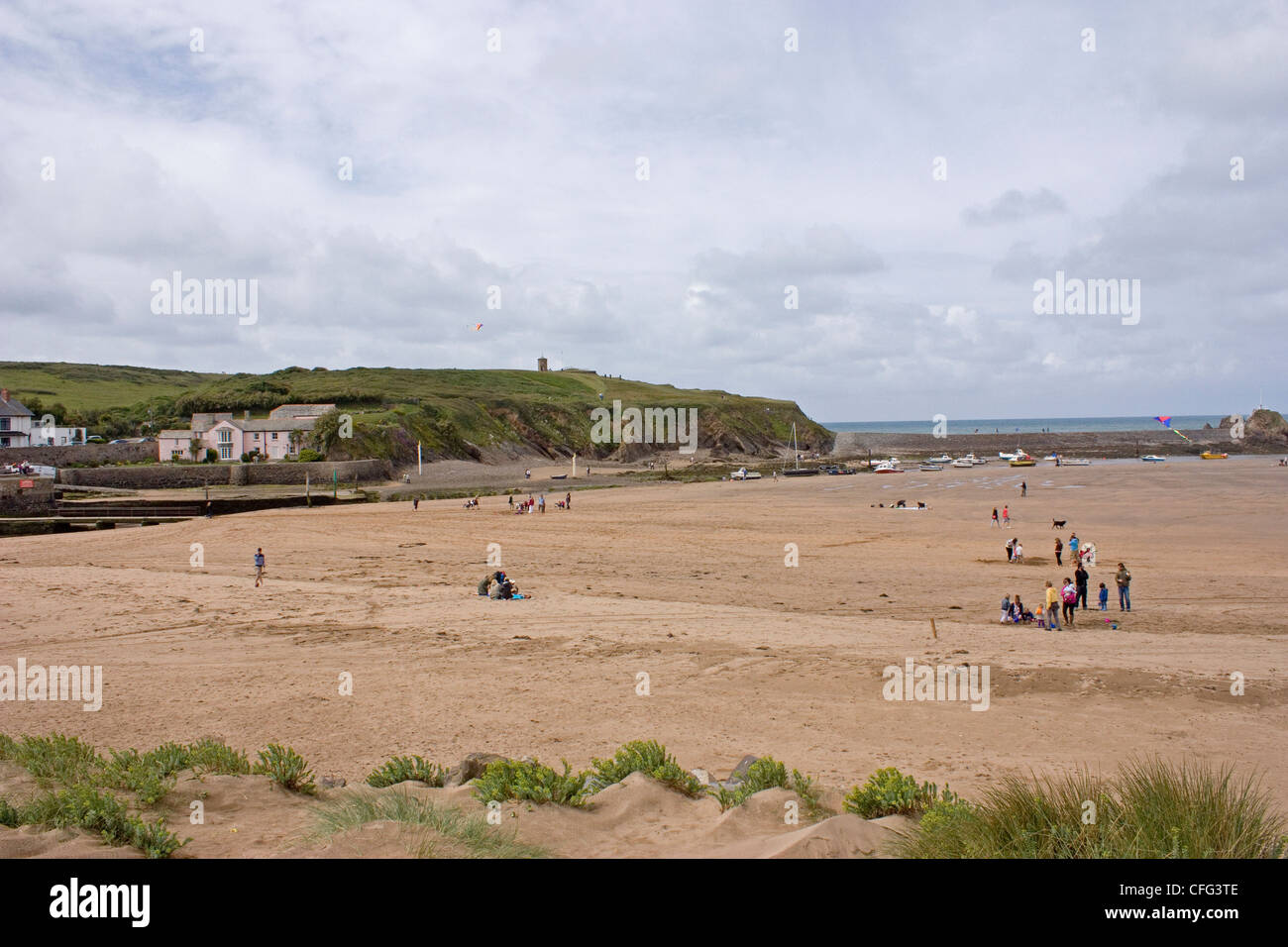Summerleaze Beach Bude Cornwall Stock Photo - Alamy