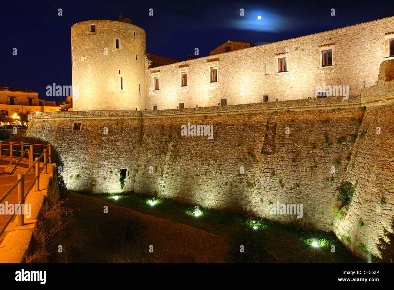 Italy, Basilicata, Venosa, Aragonese Castle Stock Photo - Alamy