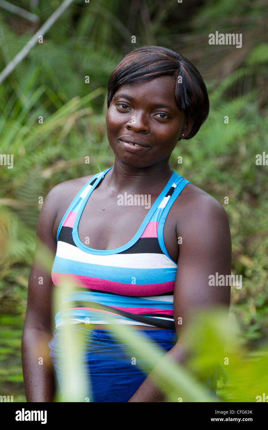 Traditional fishing near Dukoue,Ivory Coast ,Cote d'Ivoire,West Africa ...