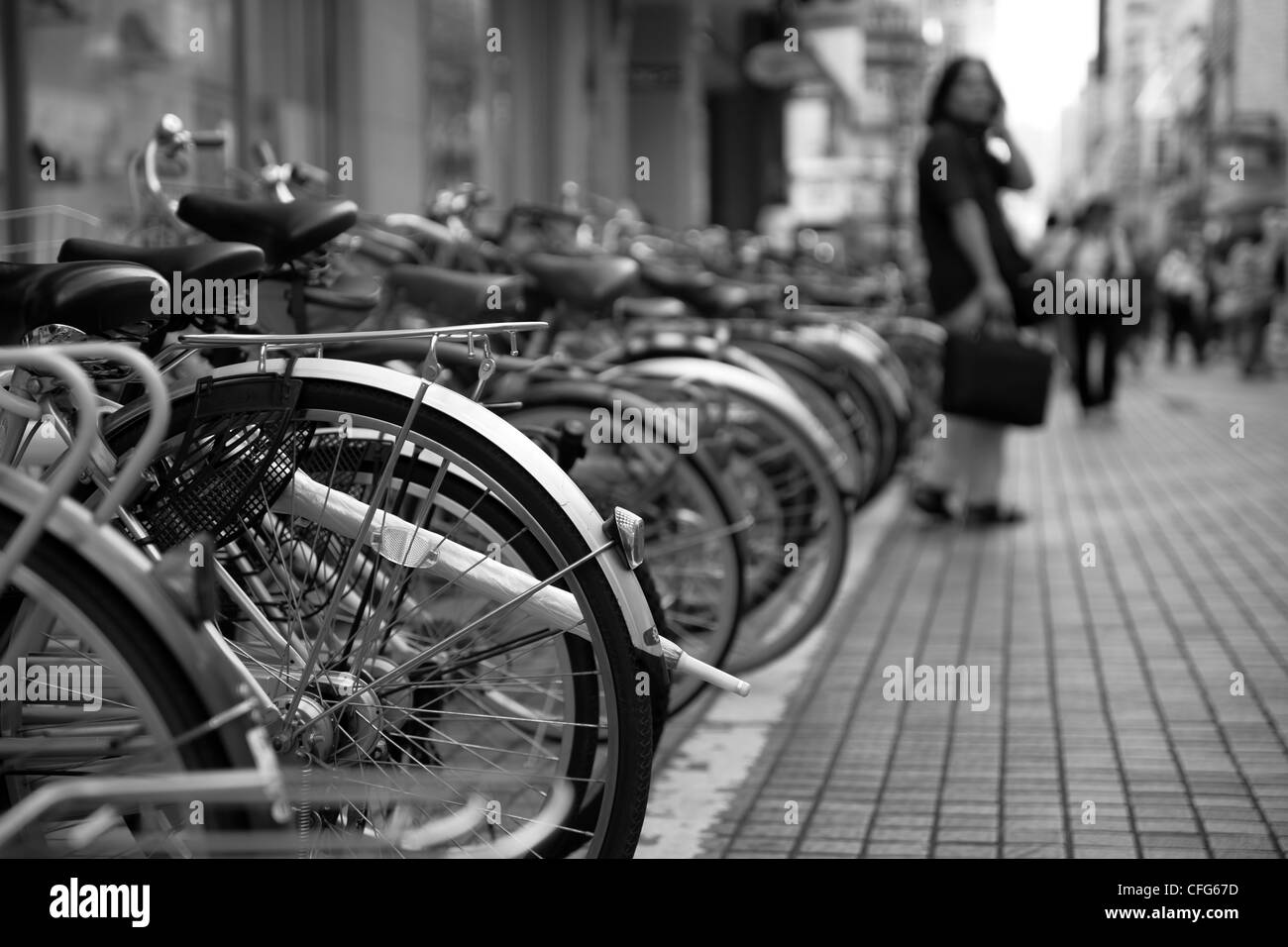 Bicycle in Tokyo Stock Photo - Alamy