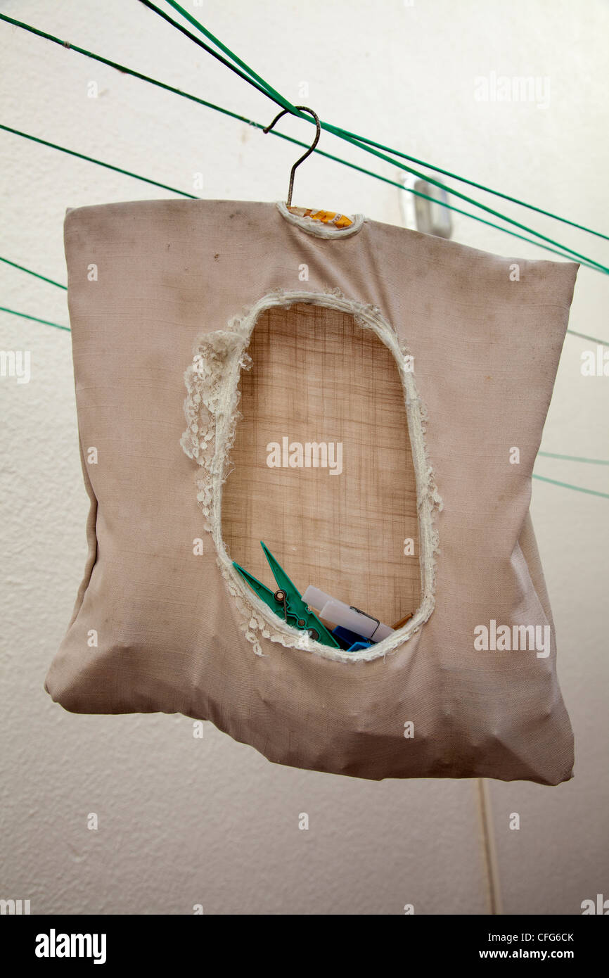 Clothes peg bag hi-res stock photography and images - Alamy