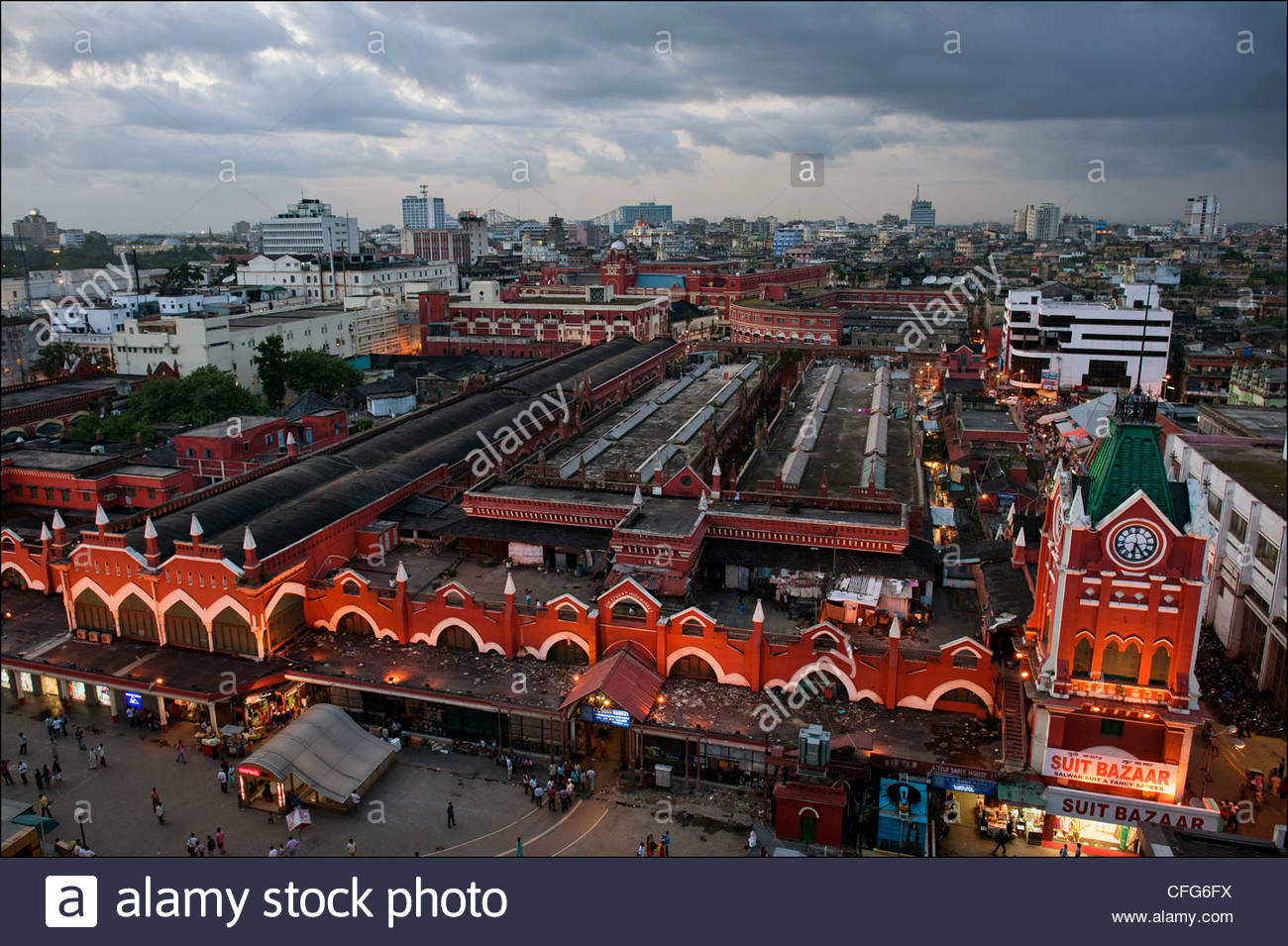 Victorian Market Scene Stock Photos & Victorian Market Scene Stock ...