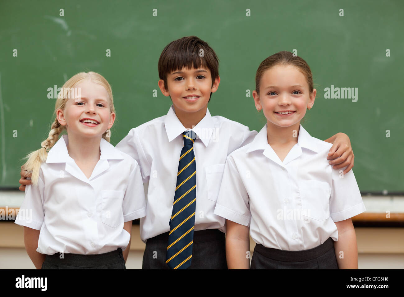 Students in school uniforms standing hi-res stock photography and ...