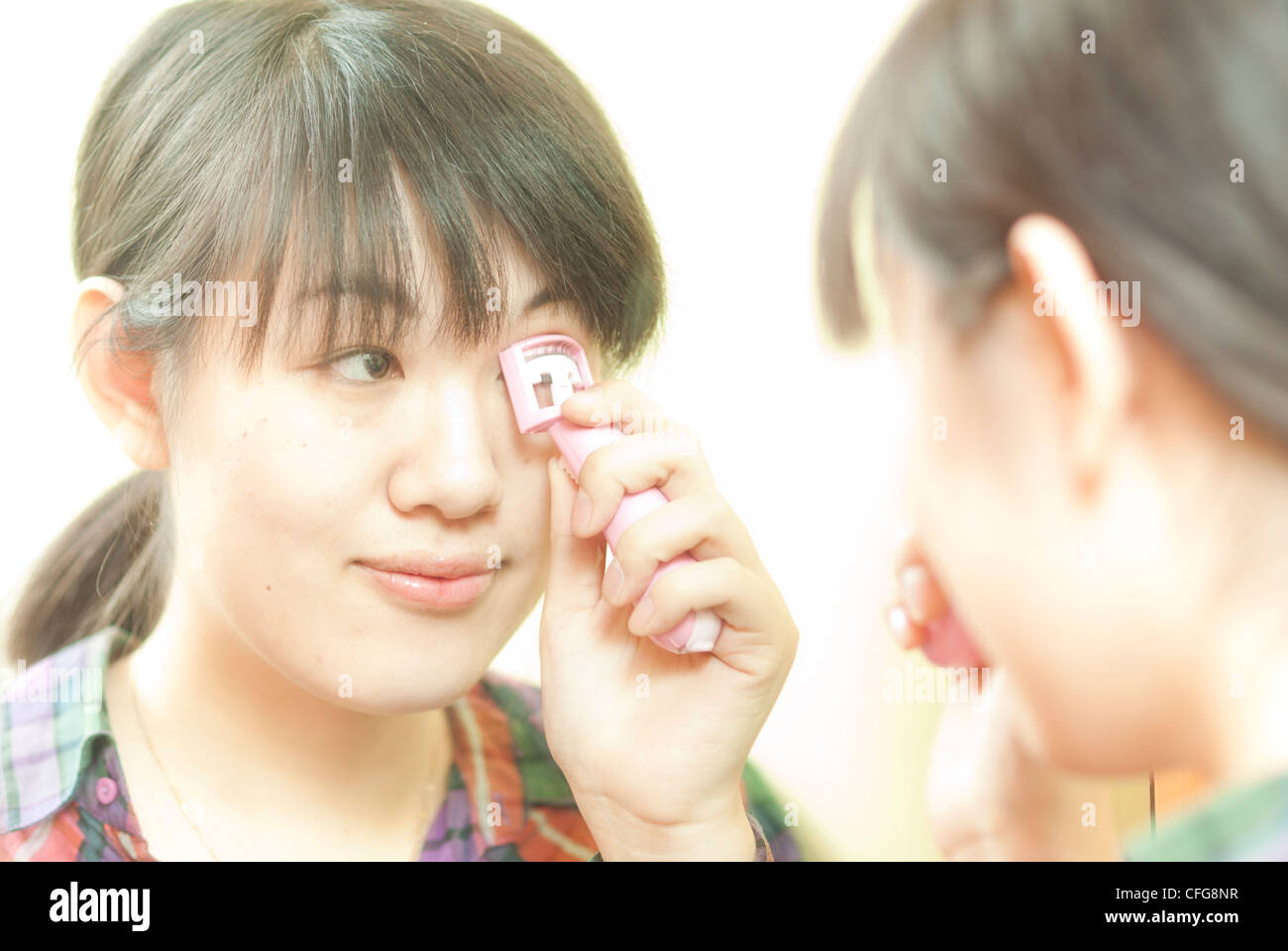 Chinese girl make up Stock Photo - Alamy