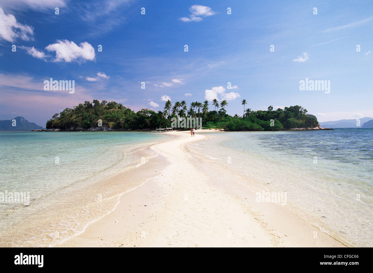 Philippines, Palawan, Bacuit Bay, El Nido, Snake Island Stock Photo - Alamy