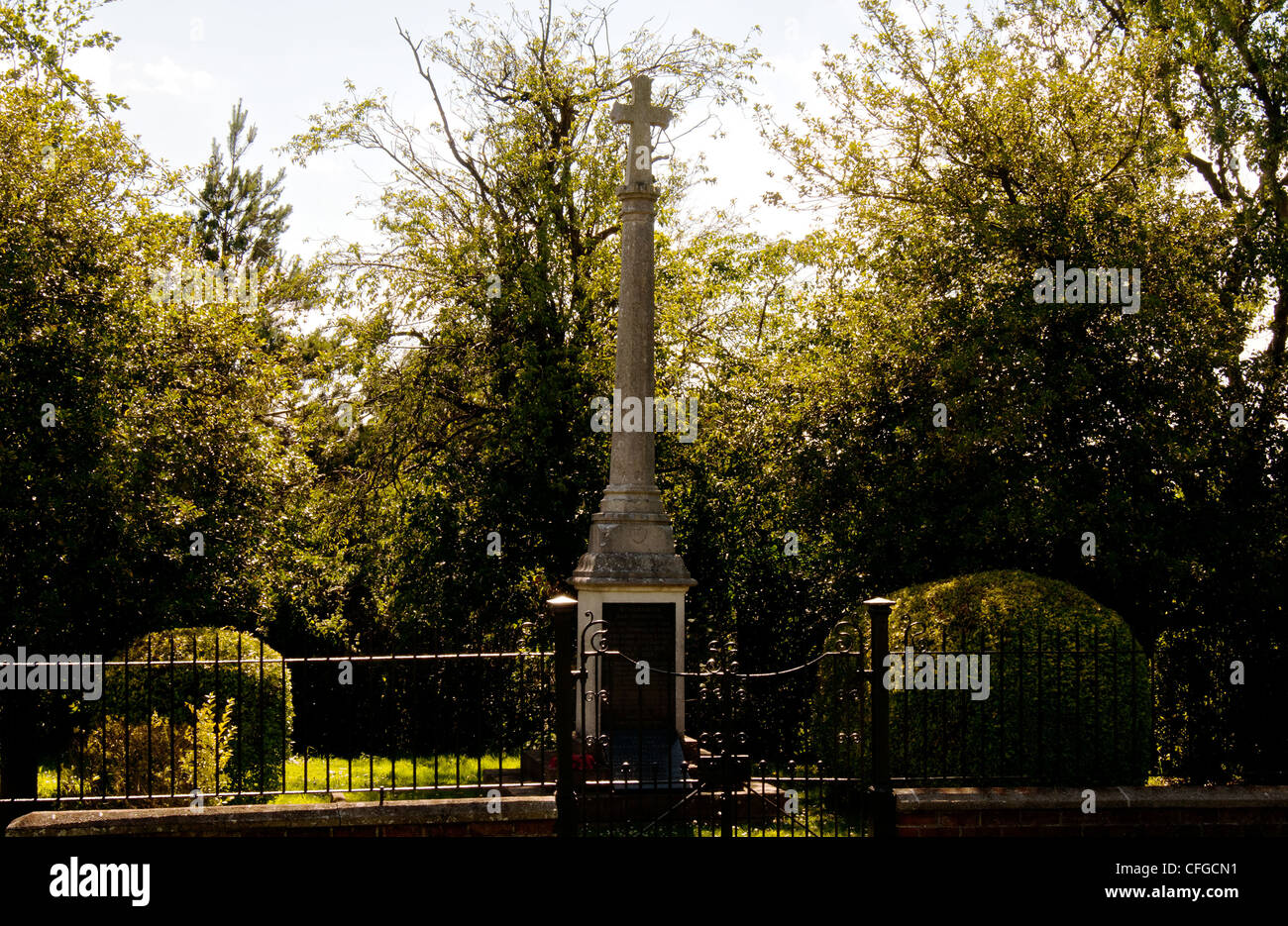 yorkshire humberside withernwick war memorial Stock Photo - Alamy