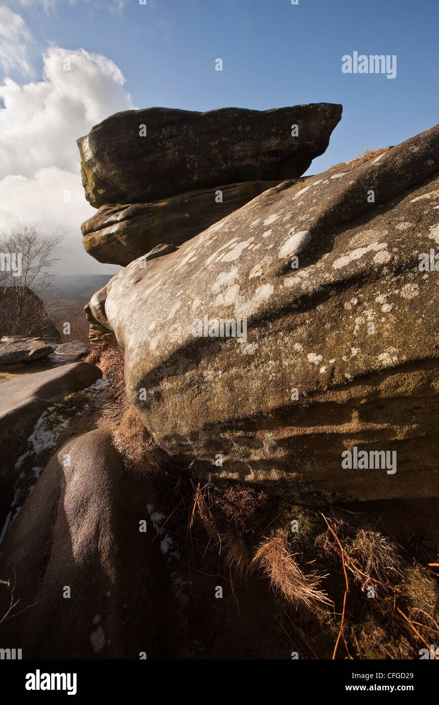 Brimham Rocks between Ripon and Pateley Bridge North Yorkshire Stock ...