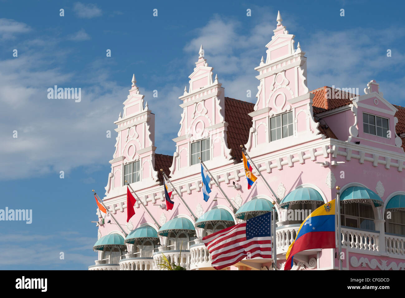 The Royal Plaza Mall, Oranjestad, Aruba, The Caribbean Stock Photo - Alamy