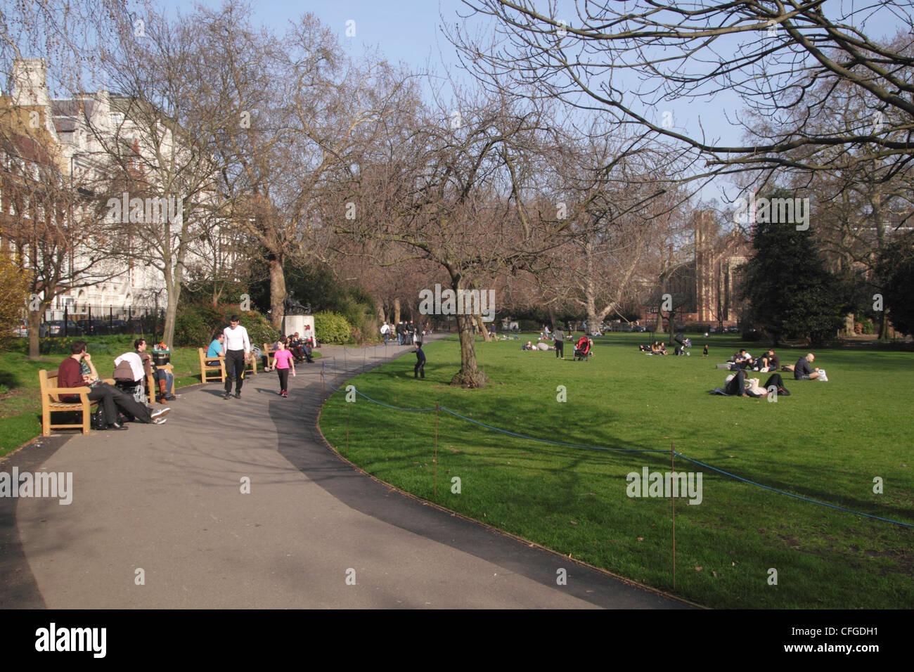 Park at Lincolns Inn Fields London Stock Photo - Alamy