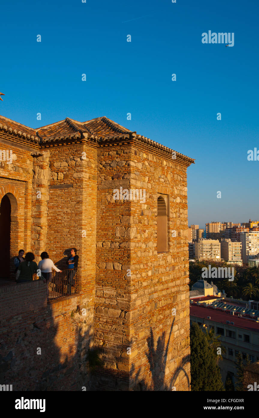Alcazaba fortress Malaga Andalusia Spain Europe Stock Photo - Alamy