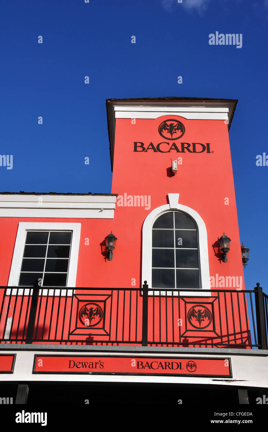 Bacardi store, Nassau, Bahamas Stock Photo - Alamy