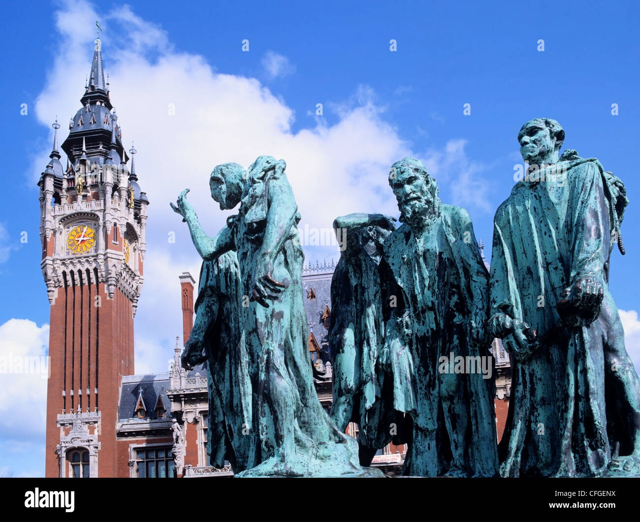 square town centre town city calais pas-de-calais department nord ...