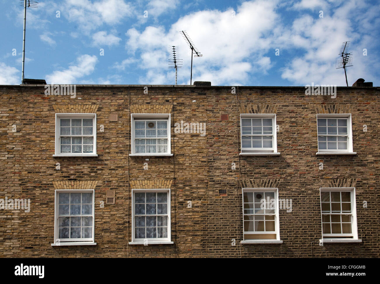 London architecture and brickwork Stock Photo - Alamy