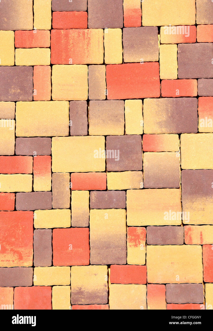 Abstract background brick mosaic Stock Photo - Alamy