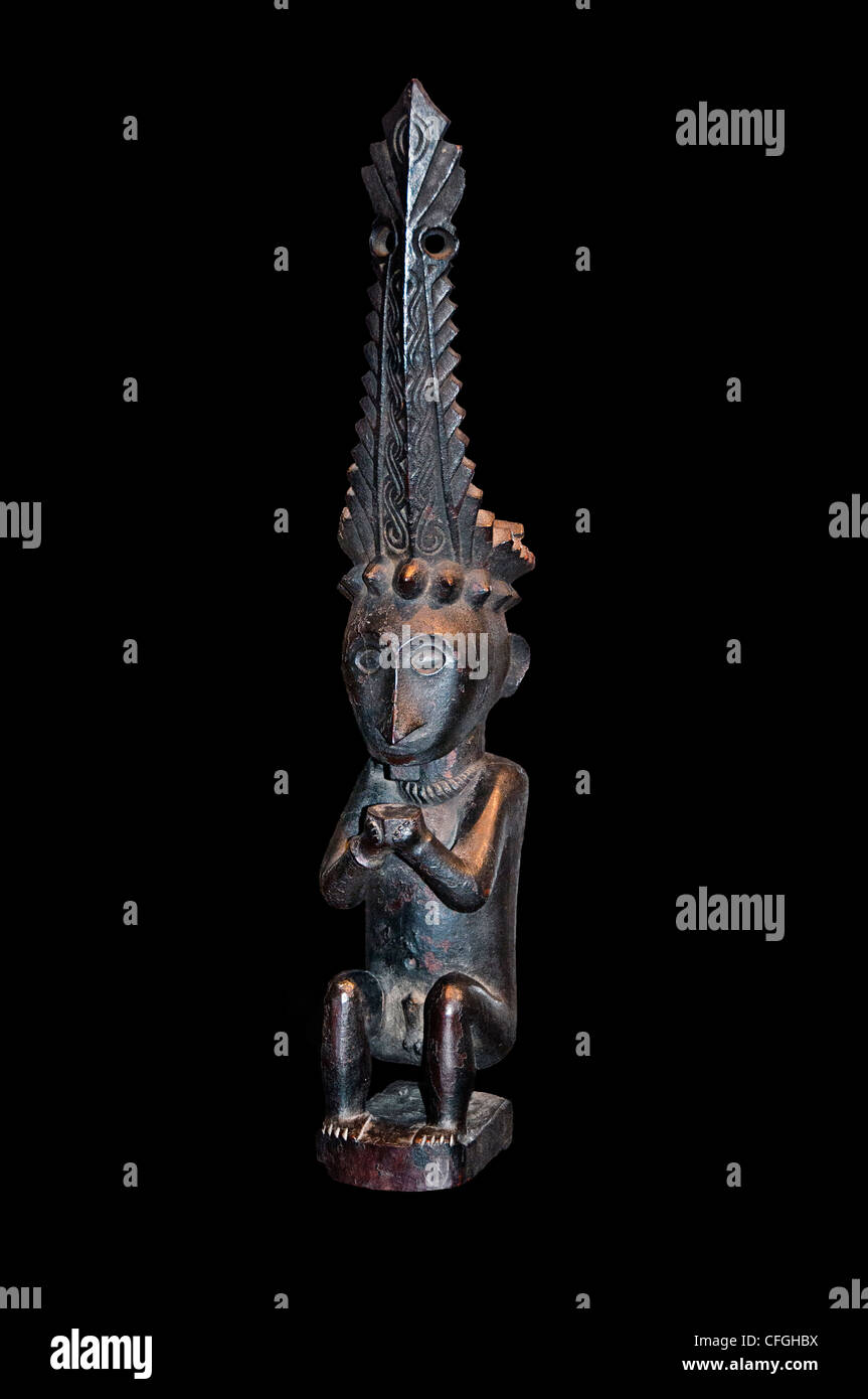 Statue of an ancestor adu zatua 19 Century Northern island of Nias ...